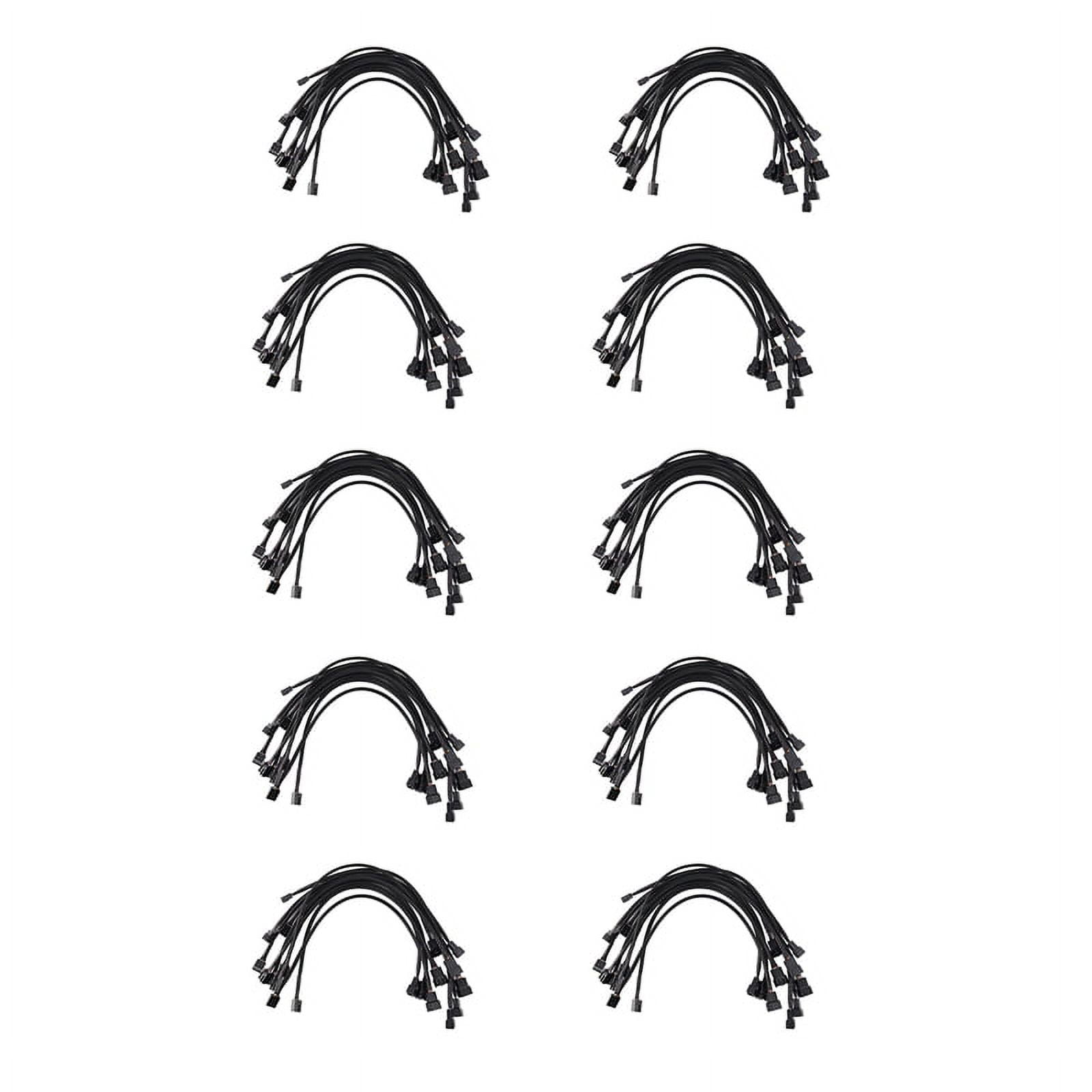100PCS 4 Pin PWM Fan Extension Cable Connector Case Male to Female ...