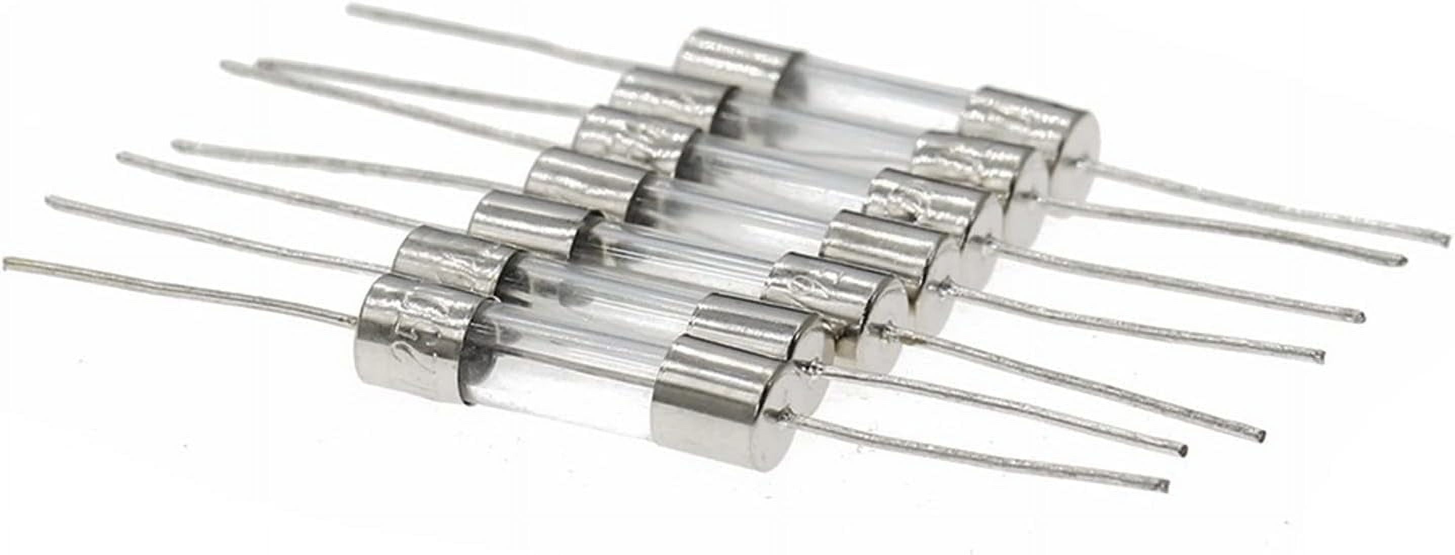100PCS 5 * 20mm Axial Glass Fuse Fast Blow 250V with Lead Wire 5 * 20 F 0.5A/1A/2A/3A/3.15A/4A ...