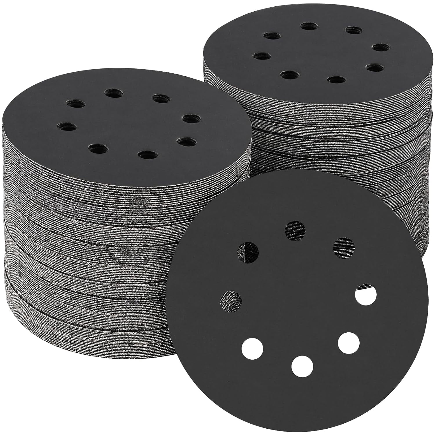 100PCS 5 inch Silicon Carbide Sanding Discs 1000 Grit, Wet Dry Orbital ...