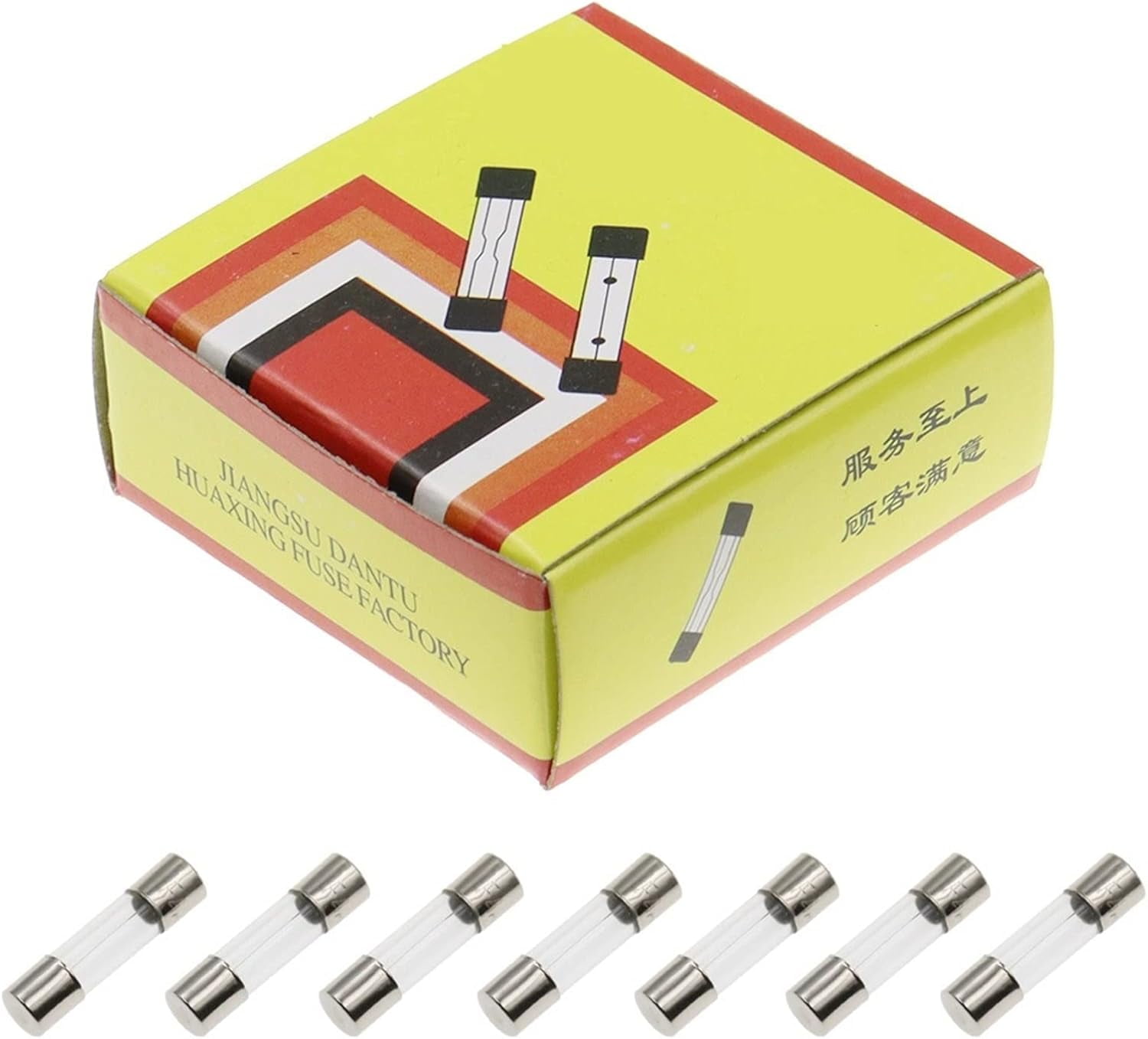 100PCS 5X20MM Fast-Blow Glass Fuses Assorted Kit 5 * 20mm 250V 0.2A 0 ...