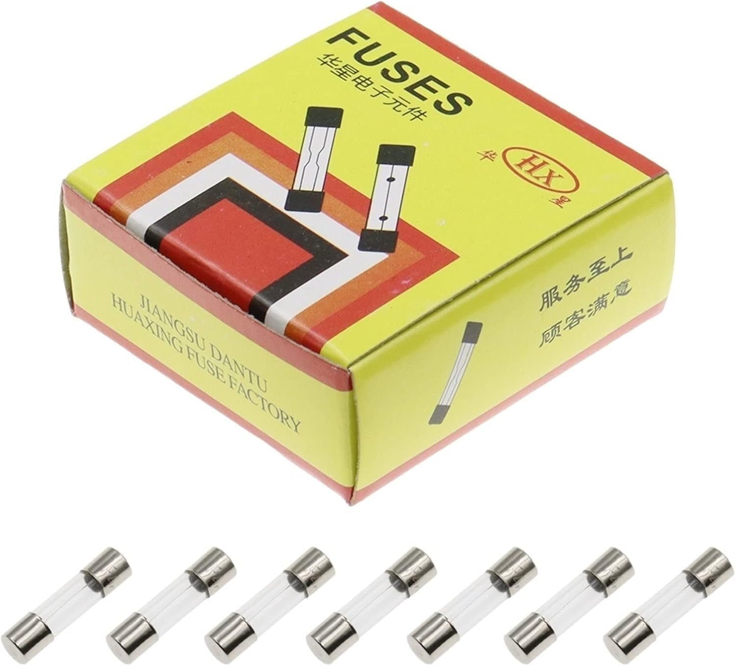100PCS 5X20MM Fast-blow Glass Fuses Assorted Kit 5 * 20mm 250V 0.2A 0.5A 1A 2A 3A 4A 5A 6A 8A ...