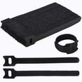100PCS 6 Inches Reusable Cable Ties, Adjustable Cord Straps Wire ...