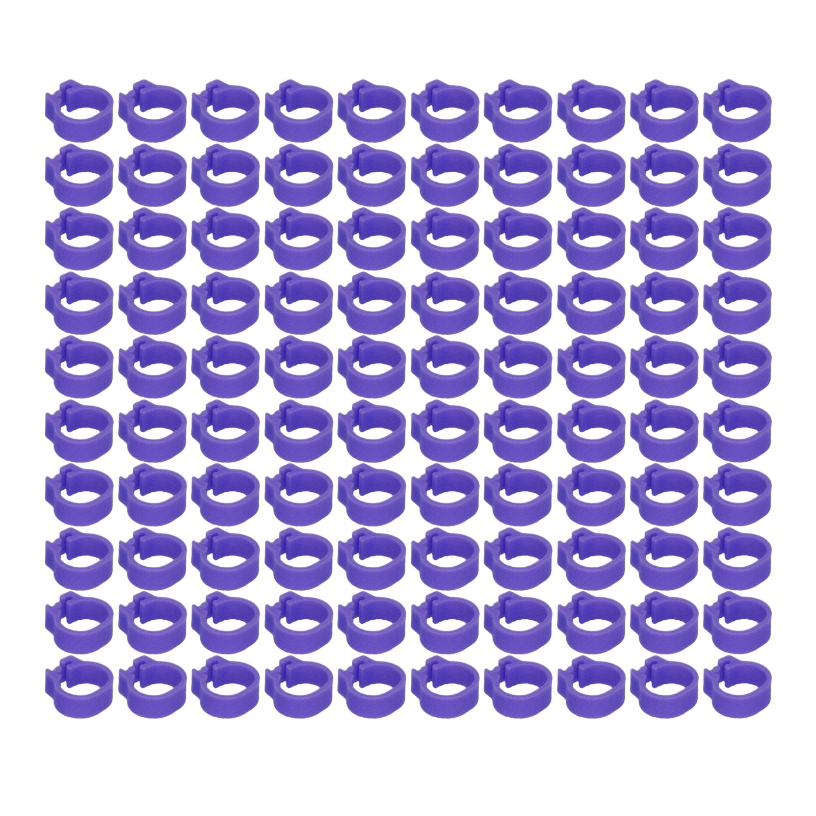 100PCS 8mm Plain Leg Rings For Identification, Reusable Poultry Bands, Dark Blue - Walmart.com