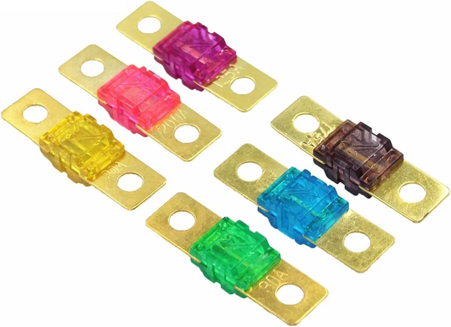 100PCS ANS Fuse 20A 30A 40A 50A 60A 70A 80A 100A 125A 150A 175A ANL ...