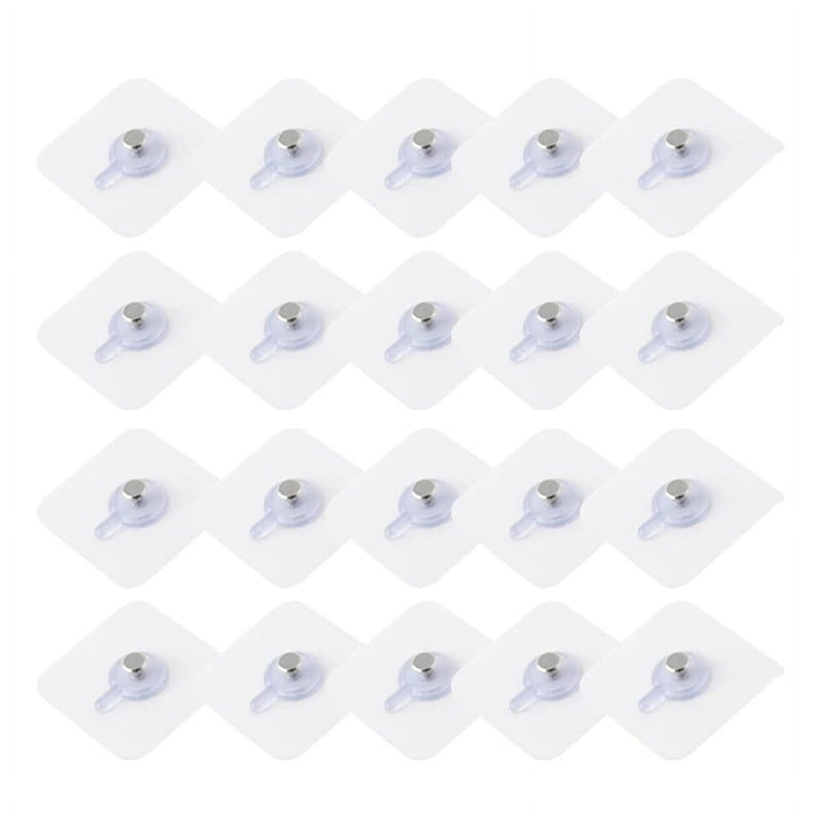 100PCS Adhesive Nails Wall Hooks Strong Poster Screw Stickers Closet ...