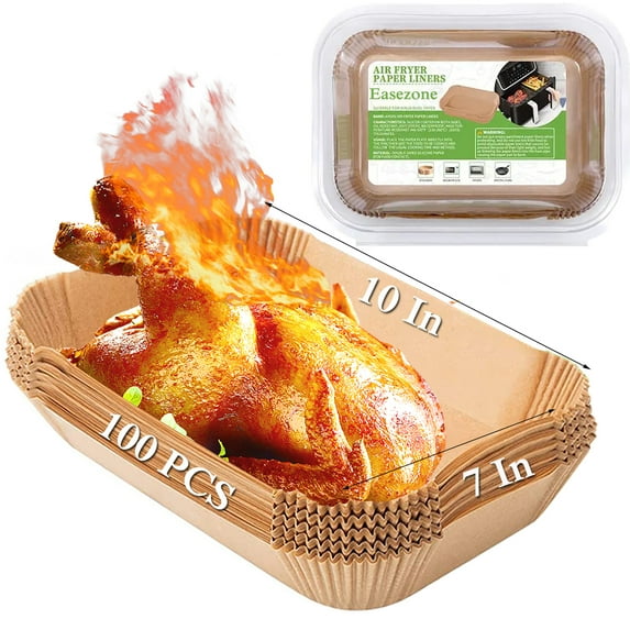 Ninja Dual Double Basket Foodi Air Fryer Sheets, 100PCS 10x7'' Non ...