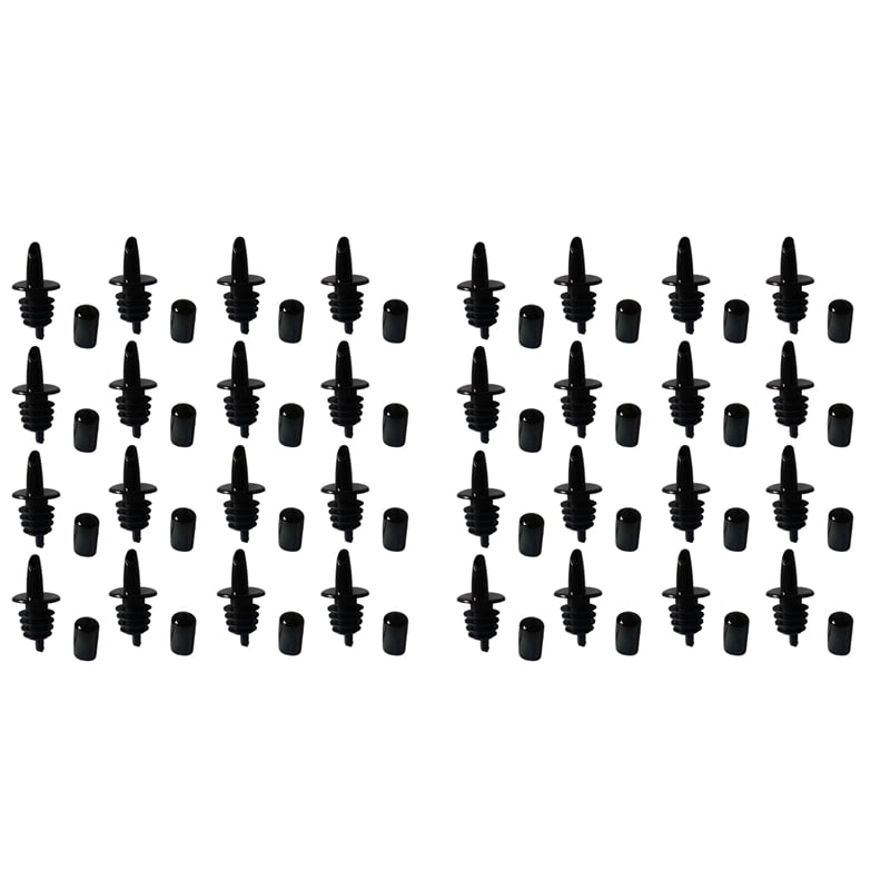100PCS Bottle Pourers Syrup Pourer Pour Spouts Plastic Liquor Bottle ...