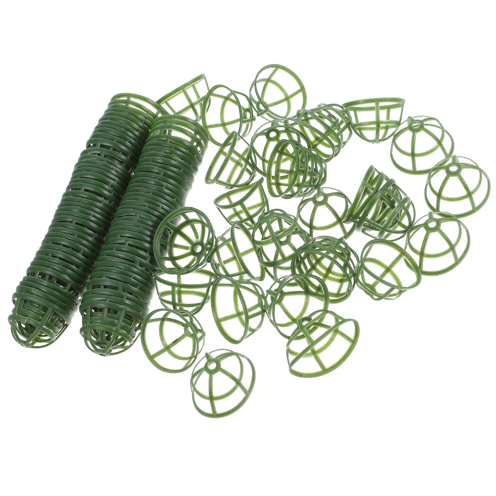 100PCS Artificial Flower Holders Half Ball Floral Cages for Rose ...