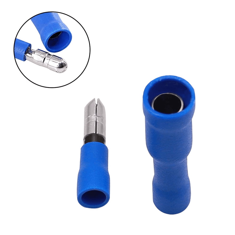 100PCS Bullet Connector Insulated Crimp Terminals for Electrical Wiring ...