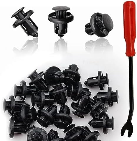 100PCS Bumper Clips, 10mm Liner Clip Compatible with Honda CR-V Accord ...