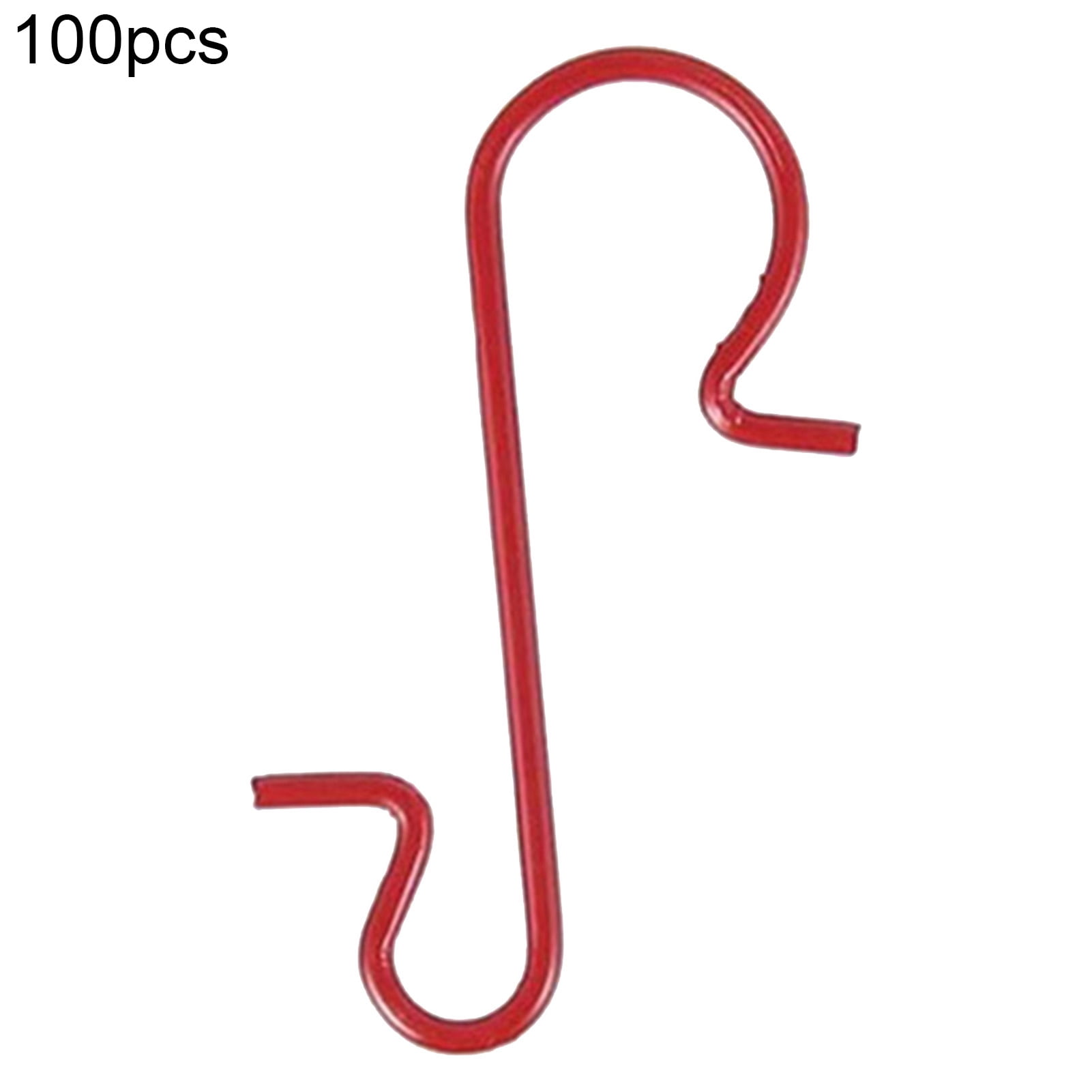 100PCS Christmas Ornament Hooks Christmas Tree S-Hooks Ornament Hanger ...
