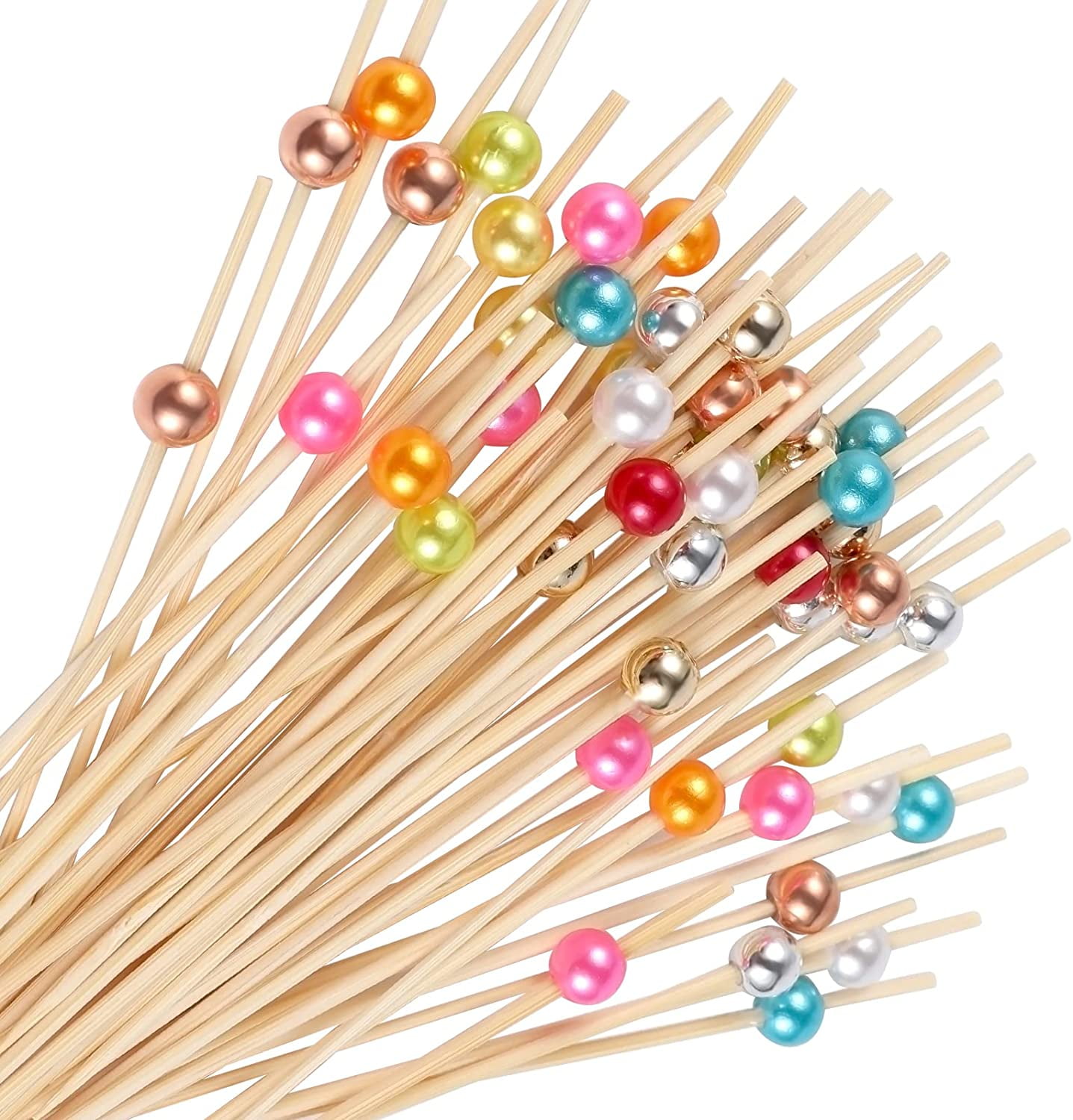 100PCS Cocktail Garnish Martini Picks Toothpicks for Appetizers Drinks ...