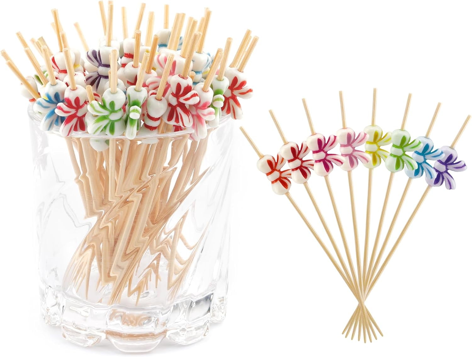 100PCS Cocktail Picks Toothpicks for Appetizers Charcuterie Accessories ...