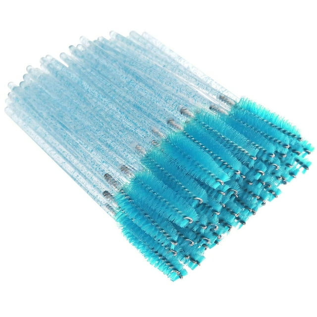 100PCS Crystal Mascara Brushes,Disposable Eyelash Mascara Brushes Wands ...