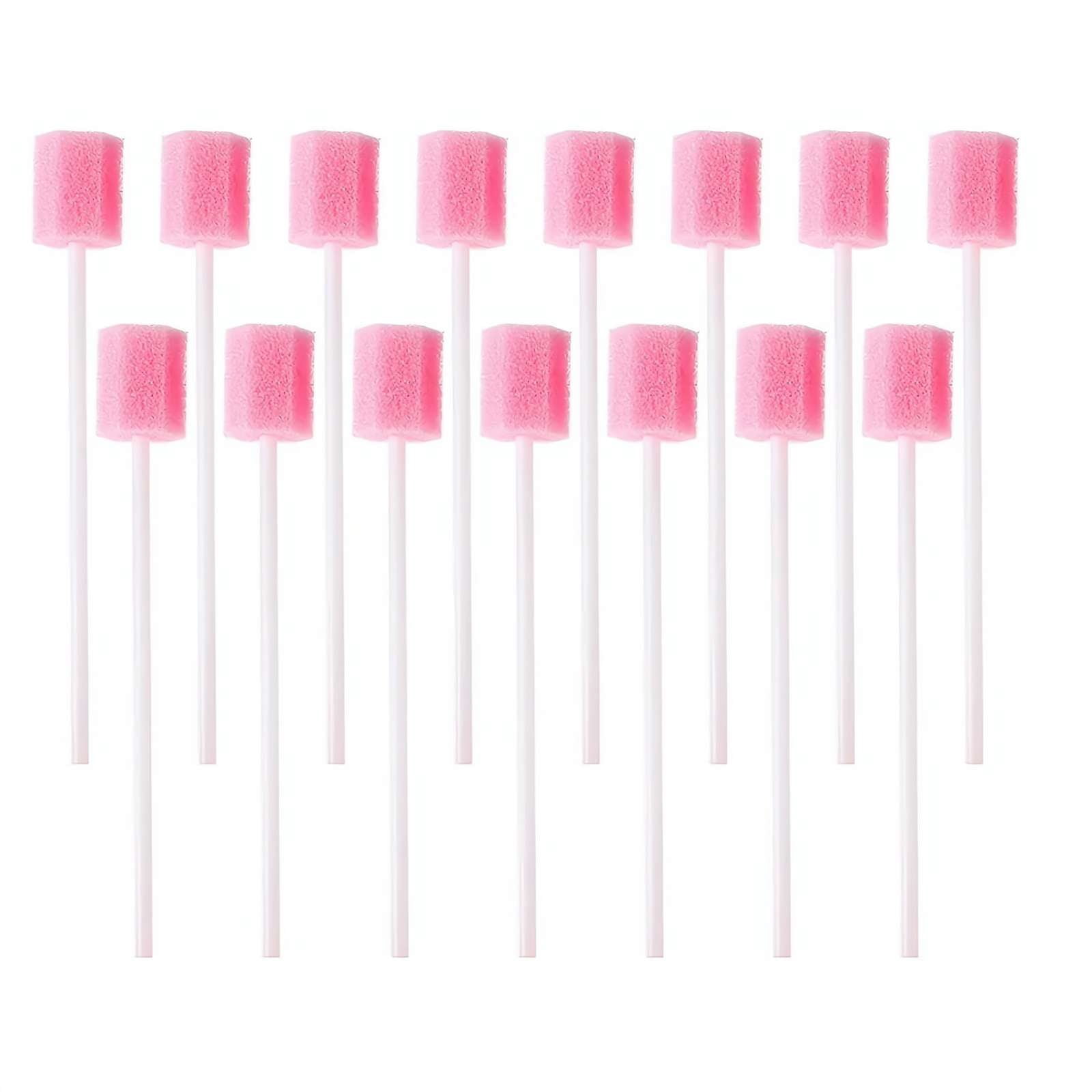 100PCS Disposable Cleaning Sponge Swabs, Sponge Stick Brushes for ...