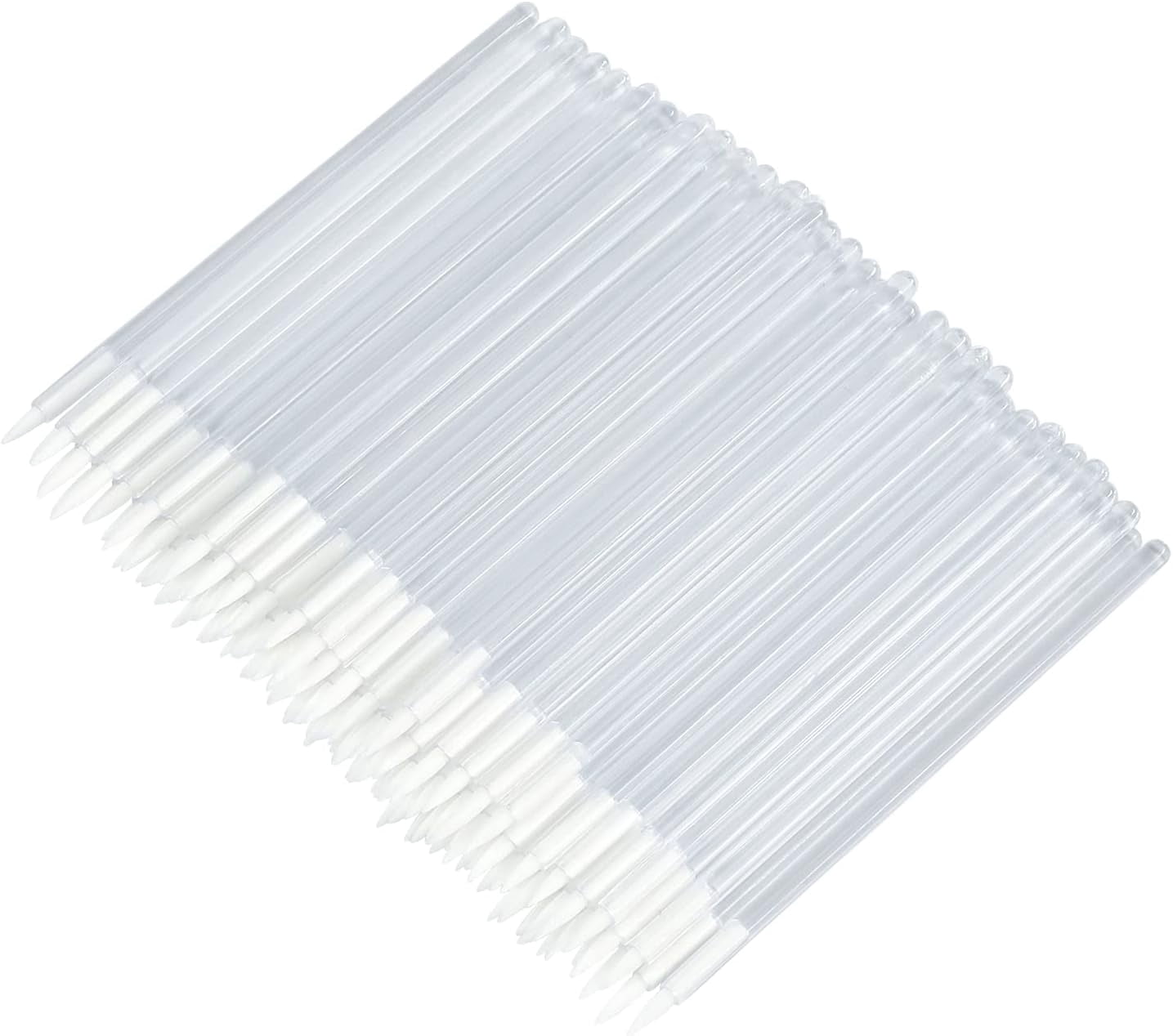 100PCS Disposable Tip Eyeliner Brushes - Tiny Gel Eyeliner Applicator ...