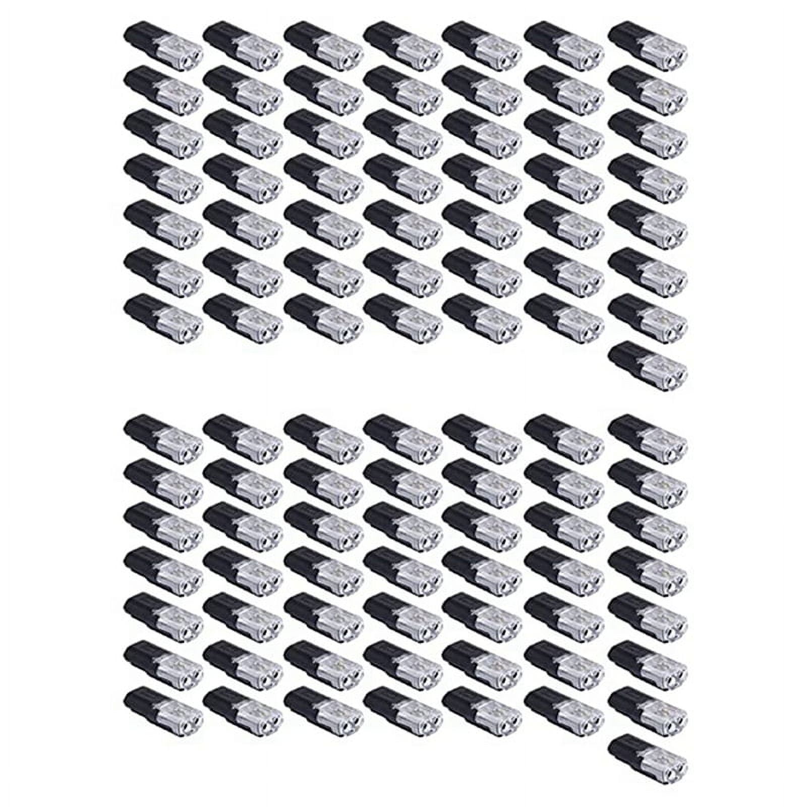 100PCS Double-Wire Plug-in Connector with Locking Buckle,Pluggable ...