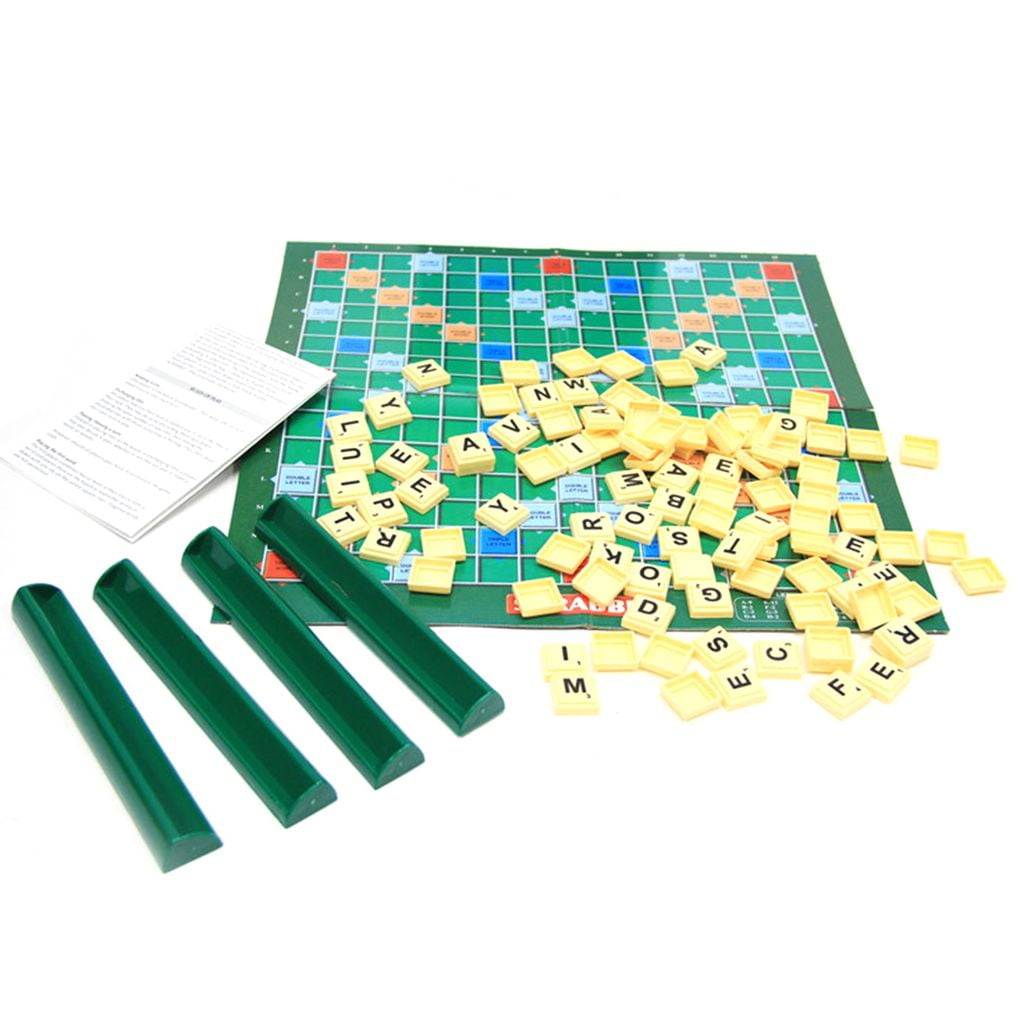 100PCS English Spelling and Word Game Crossword Scrabble Matching ...