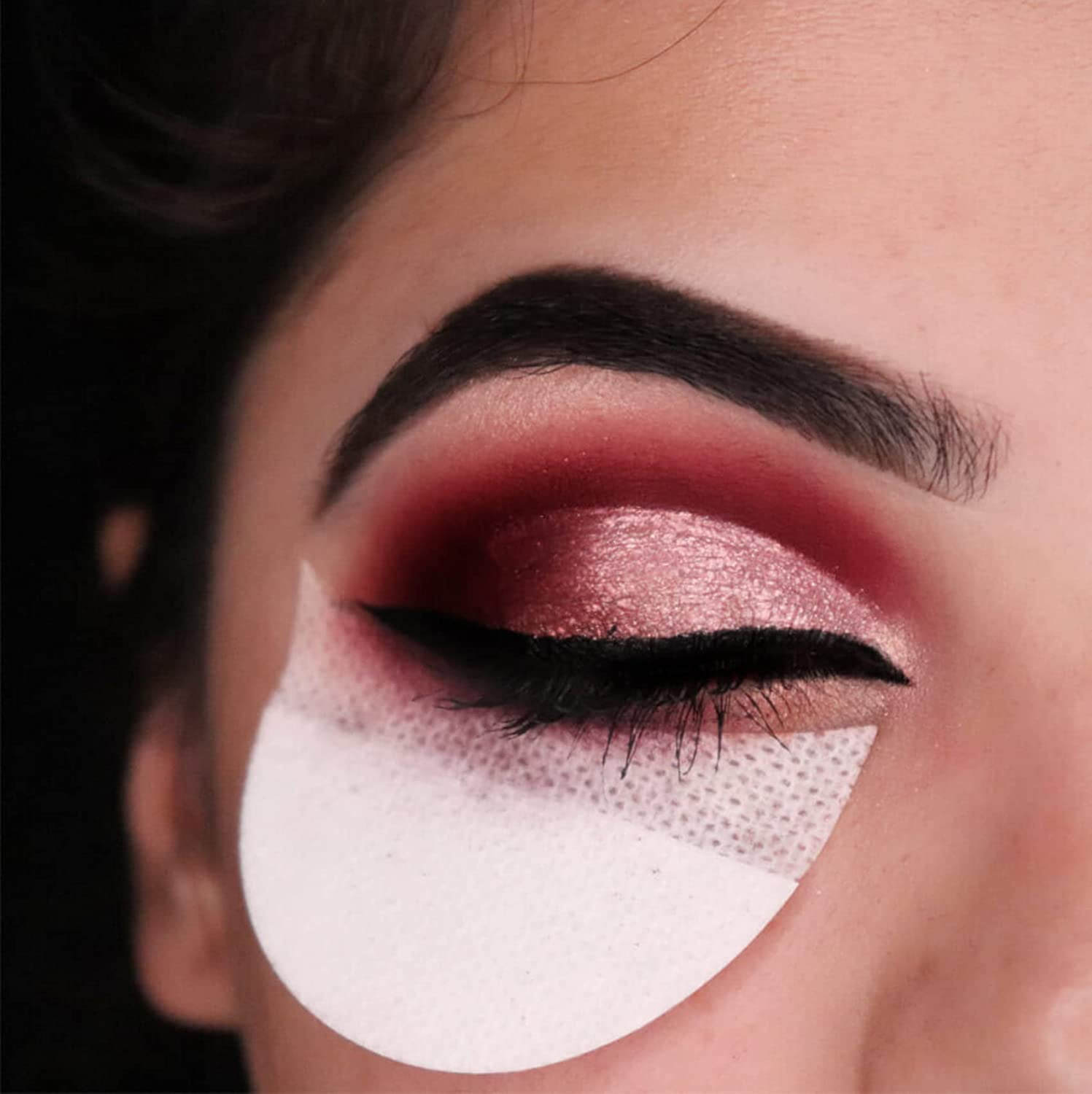 100PCS Eyeshadow Shields, Eyeshadow Stencil for Prevent Makeup Residue ...