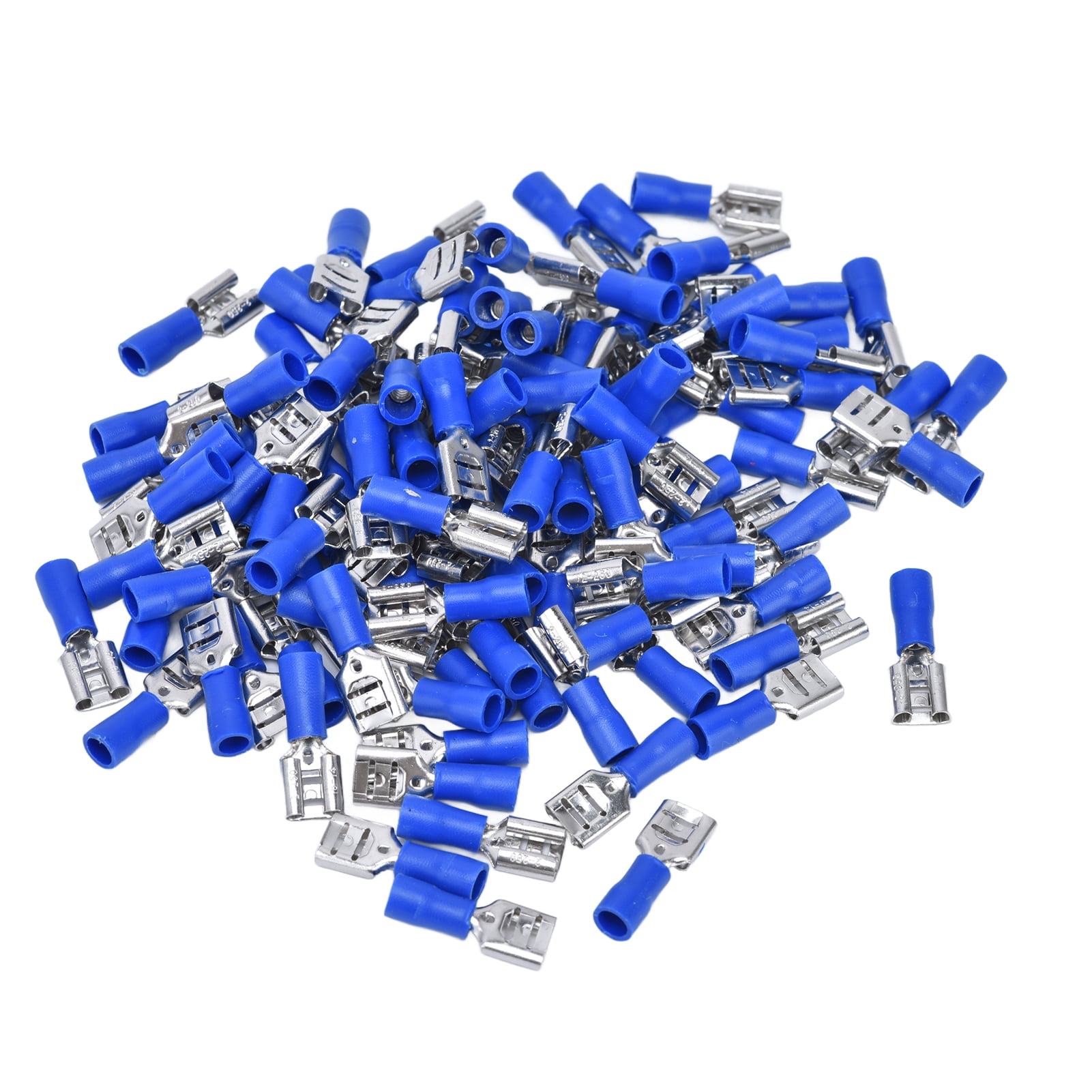 100PCS FDD2250 Spade Connector Conductivity Female Spade Connector with ...