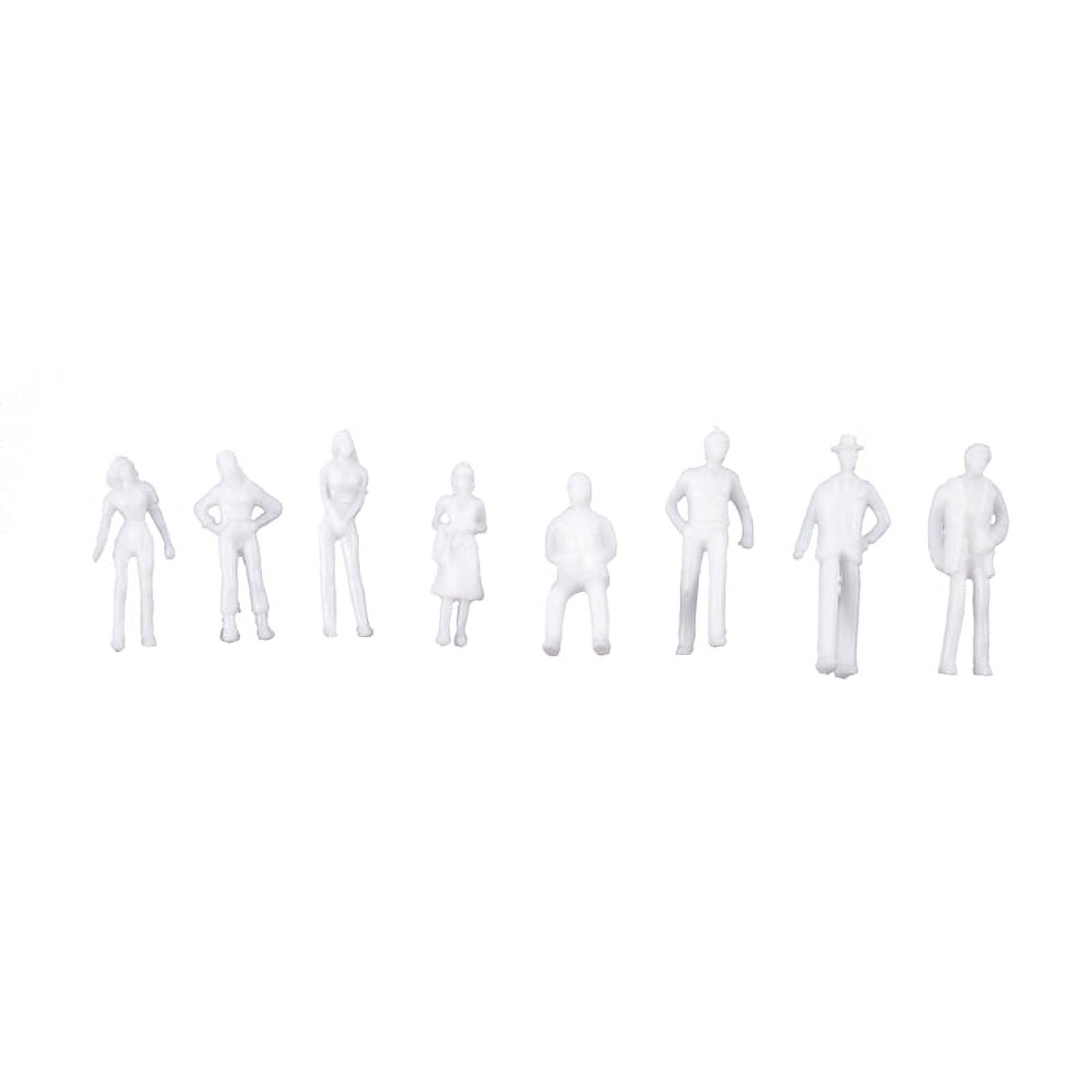 100PCS Figures 1: 75 Scaled Models Train Building People for Layout ...