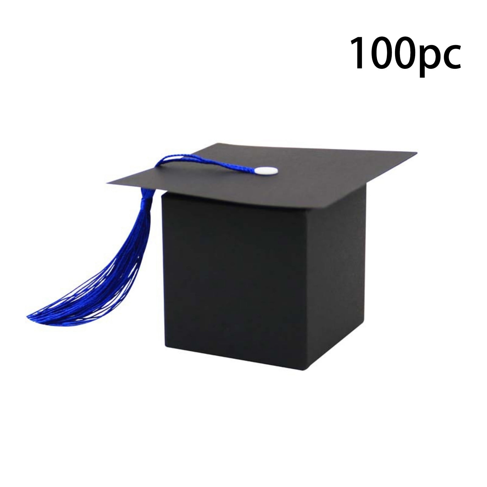 100PCS Graduation Gift Boxes with Blue Tassel – DIY Graduation Cap ...