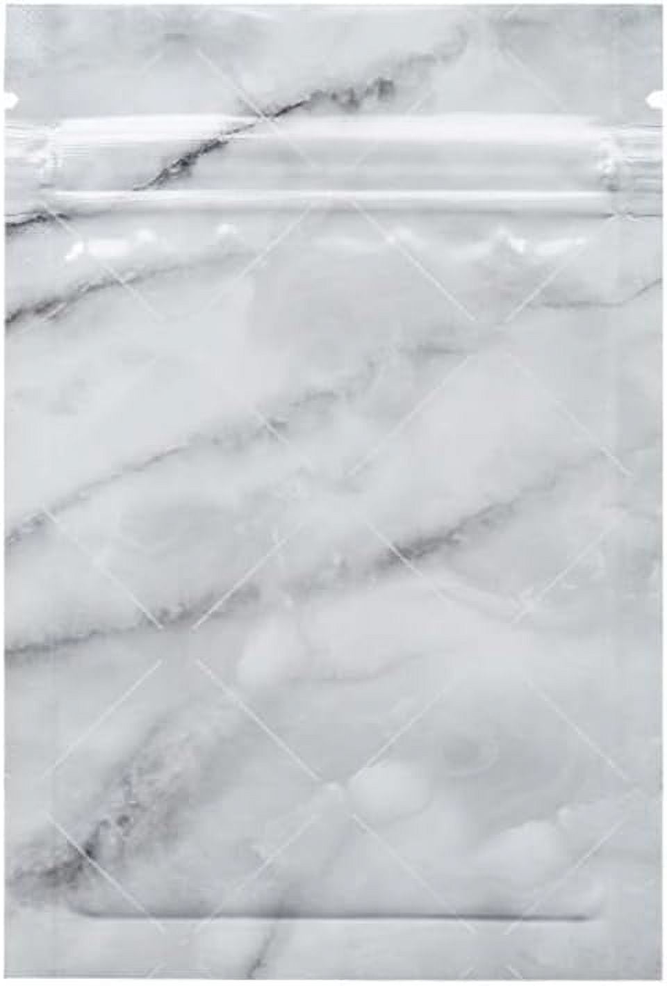 100PCS Gray Marble Bag Colorful Marble For Candy Coffee Mylar Food ...