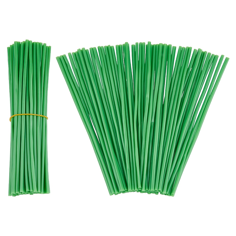 100PCS Green Tubing Roll Flower Tubes 8.26inch~8.46inch Length Flower ...