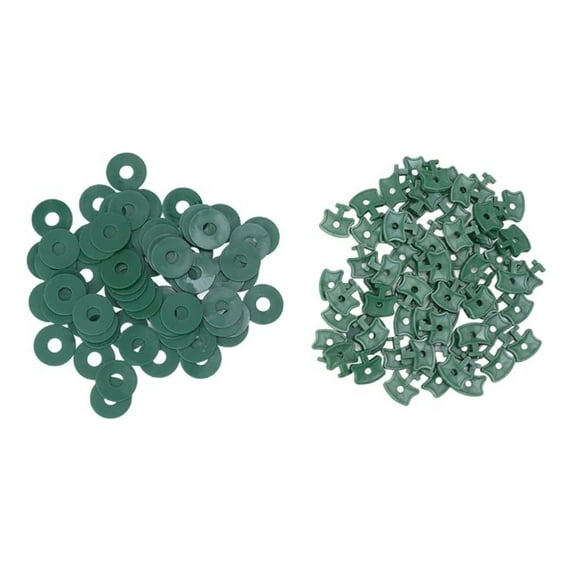 100PCS Greenhouse Clips,Plastic Shading Fixing Clips with Washers ...