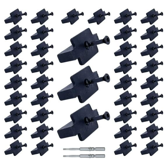 100PCS Hidden Fasteners Deck Fastener Clip Universal Nylon Clips ...