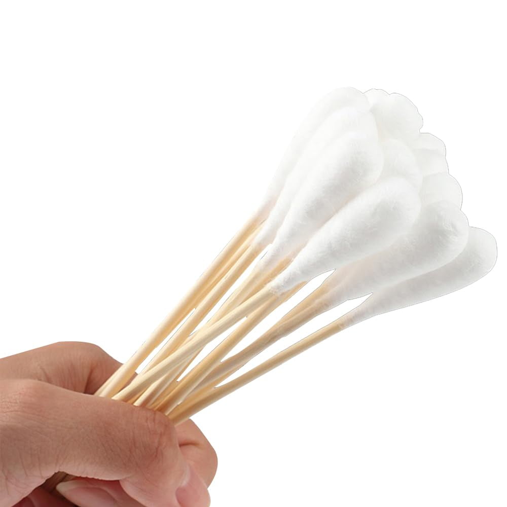 100PCS Medical Grade Long Cotton Swabs for Gynecology - Disposable ...