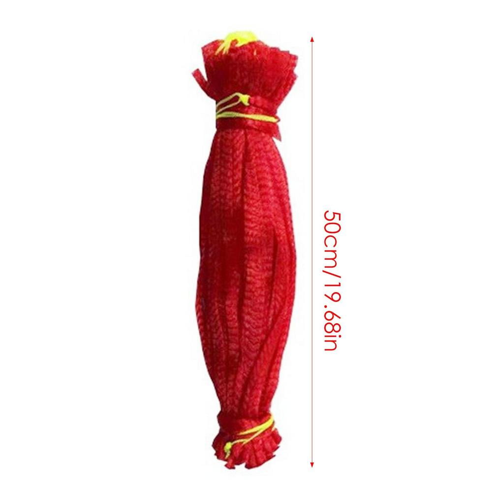 100PCS Melons Hammock Netting Bags Red Reusable Watermelon Support Nets ...