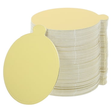 [20 Pack] 6 Inch Round Cake Boards - Grease Proof Cardboard Disposable ...