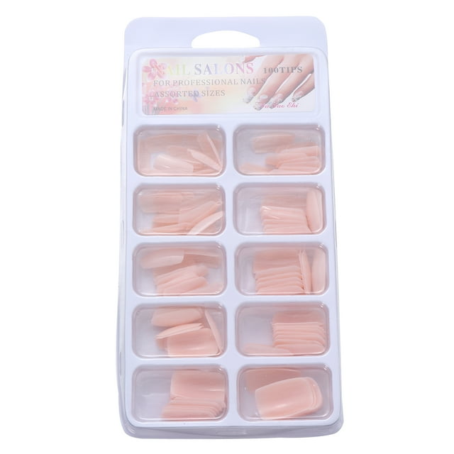 100pcs Nail Tips Artificial False Fake Nails Tips Nail Art Supplies For