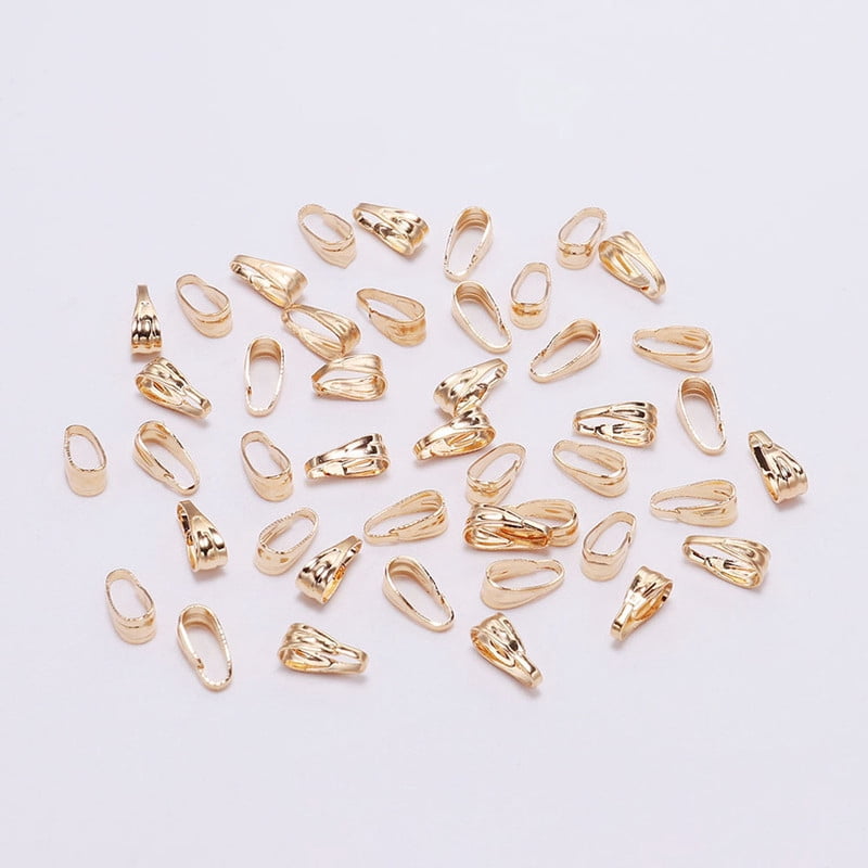 100PCS Necklace Pendant Clasp，Snap Bail Hook Pinch，Pendant Clasp ...