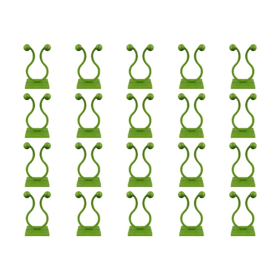 100PCS Non-Marking Green Dill Cable Clips - Wall Line Fixator Sticker ...