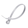 100PCS Nylon Tie Buckles Automatic Locking 18kg Load for Secure Cable ...