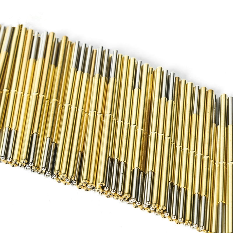 100PCS P100-J1 Small Round Head Spring Test Probe Pogo Pin Outer ...