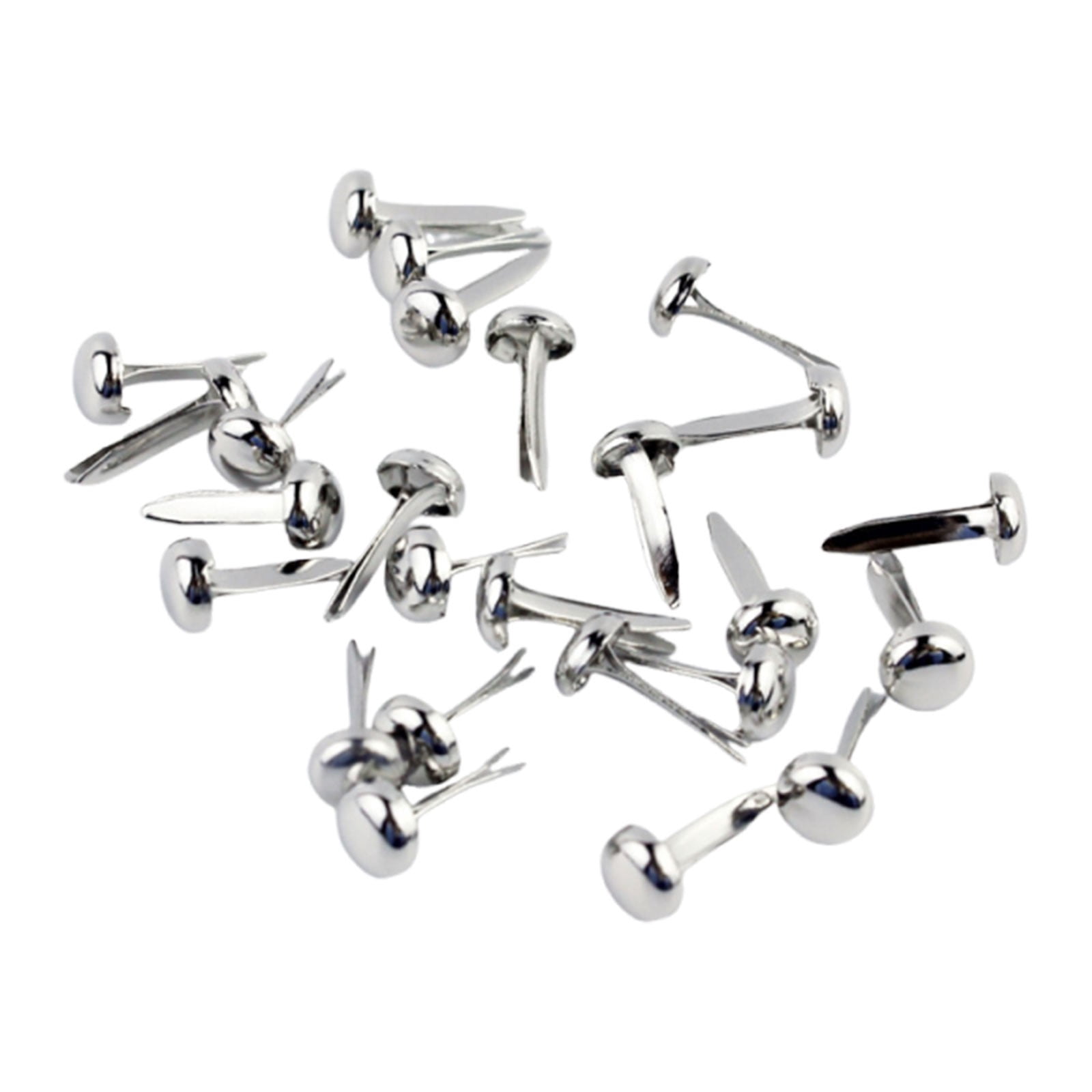 100PCS Paper Fasteners Round Fasteners Metal for Craft Art Crafting ...