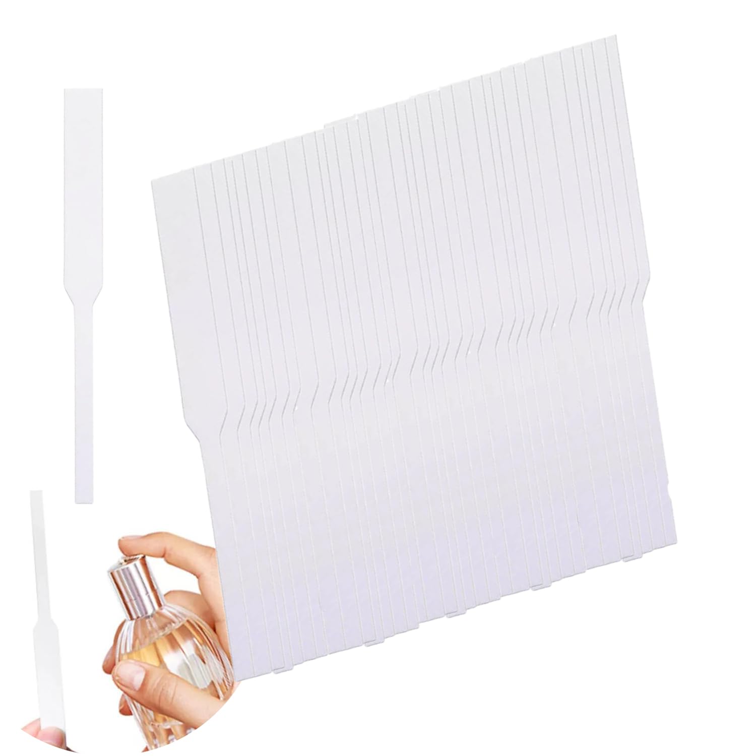 100PCS Perfume Tester Strips,Fragrance Tester Strips,Disposable White ...