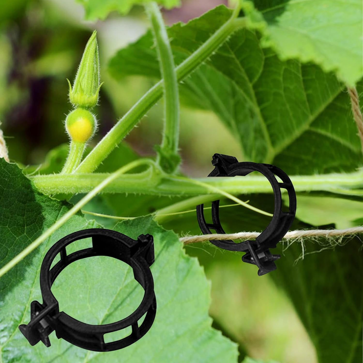 100PCS Plant Support Garden Clips Tomato Supports/Connects Plants/Twine ...