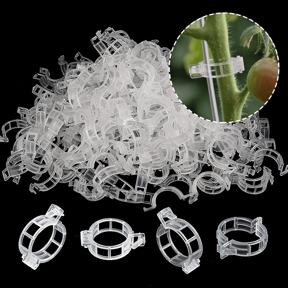 100PCS Plant Support Garden Clips, Vegetable Cages and Supports, Garden ...