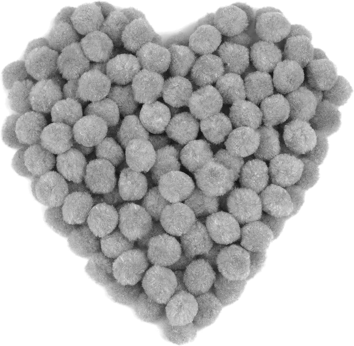 100PCS Pom Poms, Fuzzy Pompom Puff Balls, 1 Inch Craft Pom Poms Balls ...