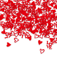 100PCS Red Heart and Love Confetti, Valentine's Day Table Scatter ...