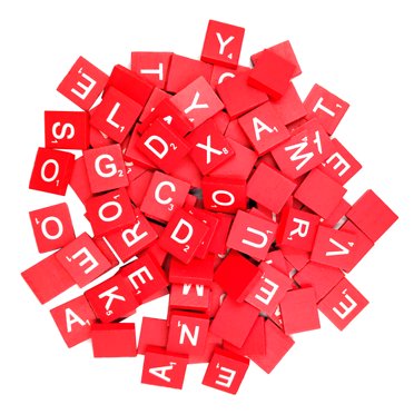 Farfi Alphabet Block Nordic Style Ornamental Pine Wood Portable 26 ...