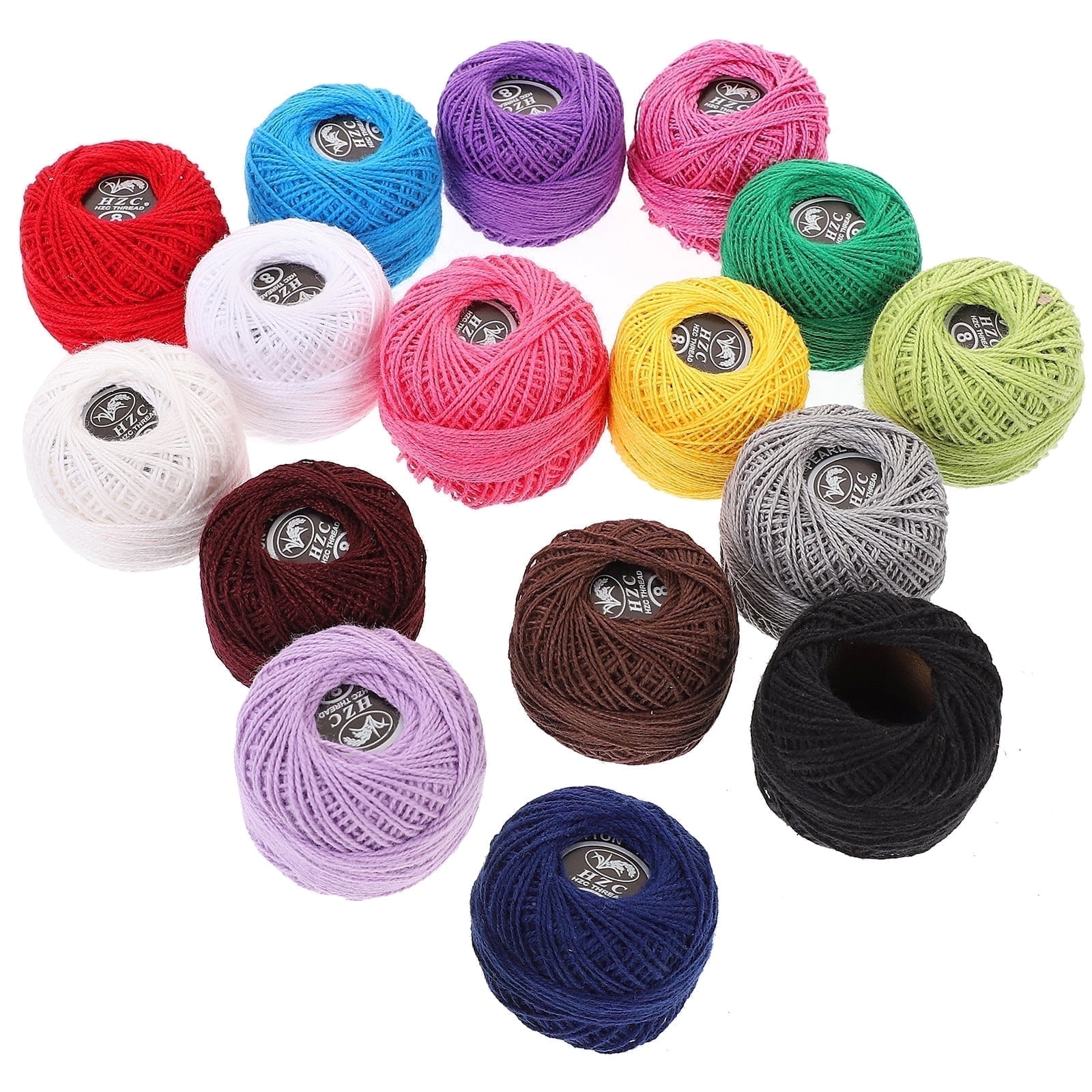 16 Roll Coloured Embroidery Thread Crewel Wool Yarn Crewel Wool Thread ...