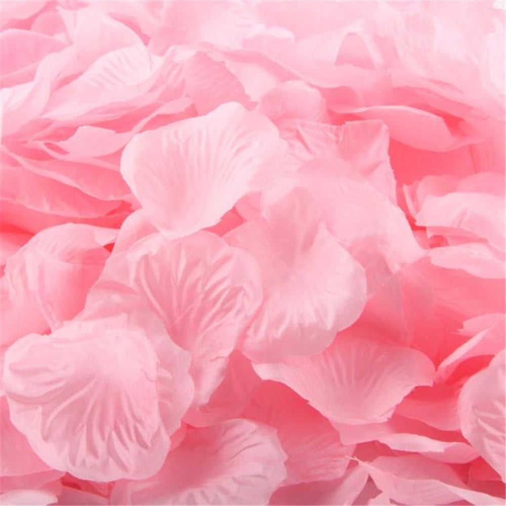 100PCS Rose Flower Petals Artificial Silk Rose Petals for Wedding ...