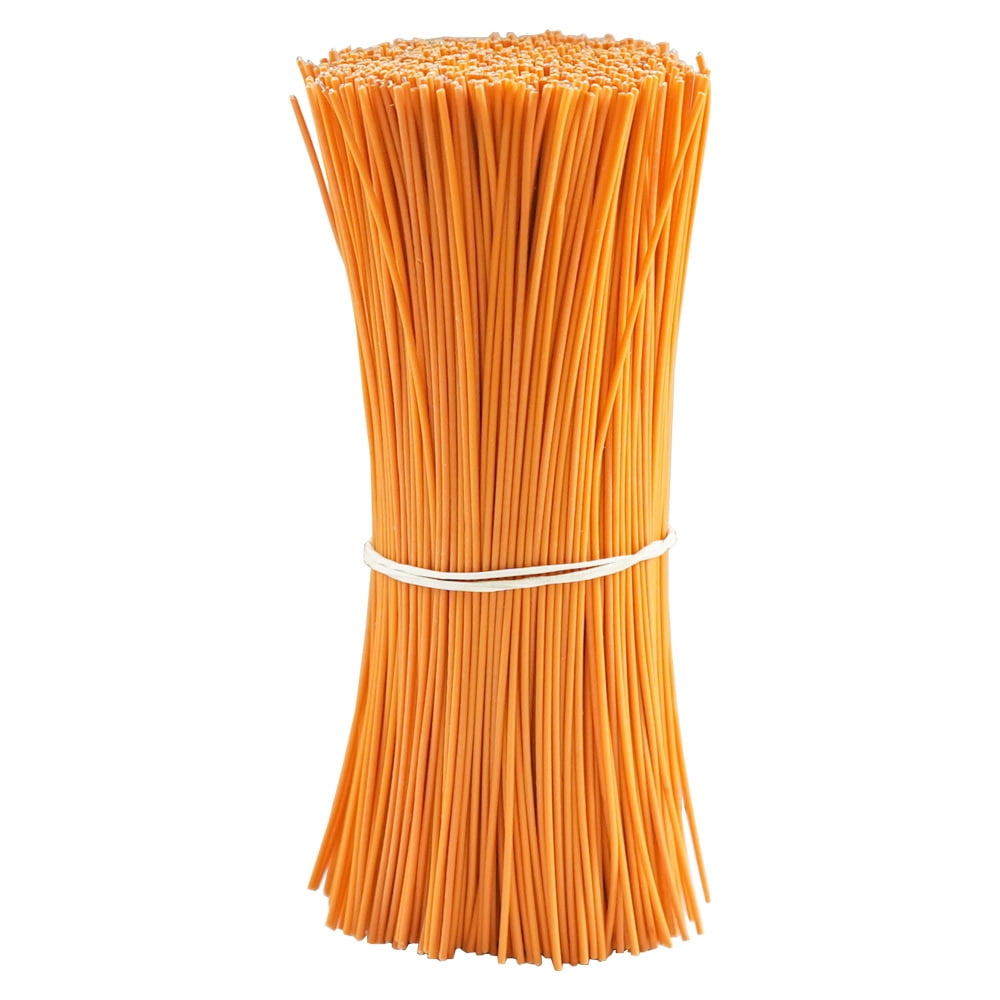100PCS Round Gardening Plastic Colorful Twist Ties with Iron Core ...