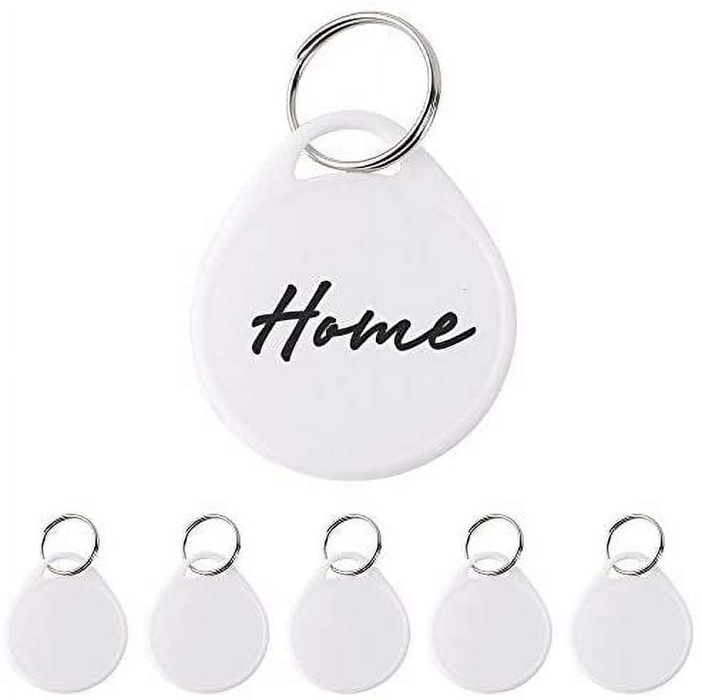 100PCS Round Key Tags with Split Ring, 200PCS White Labels - Walmart.com