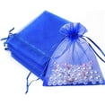 100PCS Sheer Organza Bags, Casewin 4X6 inch Mesh Drawstring Jewelry ...